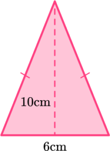 Area of Isosceles Triangle - Math Steps, Examples & Questions