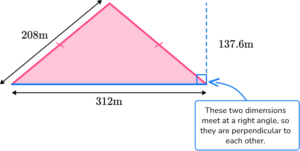Area of Isosceles Triangle - Math Steps, Examples & Questions