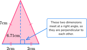 Area of Isosceles Triangle - Math Steps, Examples & Questions