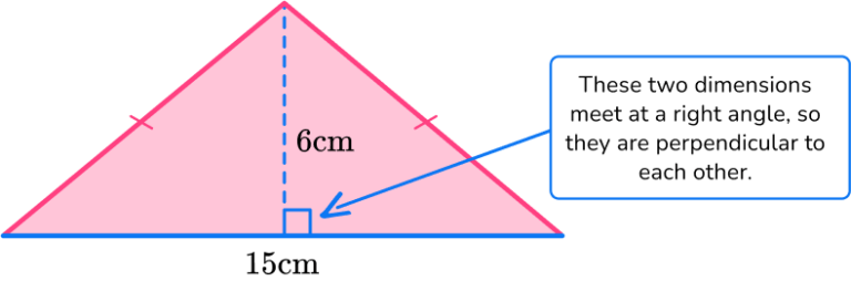 Area of Isosceles Triangle - Math Steps, Examples & Questions