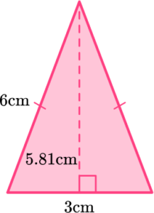 Area of Isosceles Triangle - Math Steps, Examples & Questions