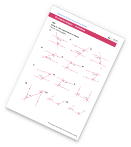 Co interior angles worksheet - GCSE Maths [FREE] - Third Space Learning