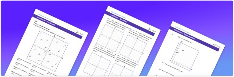 Coordinates Worksheet - GCSE Maths [FREE] - Third Space Learning