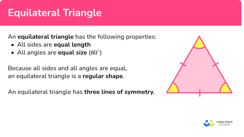 Equilateral Triangles - GCSE Maths Steps, Examples & Worksheet