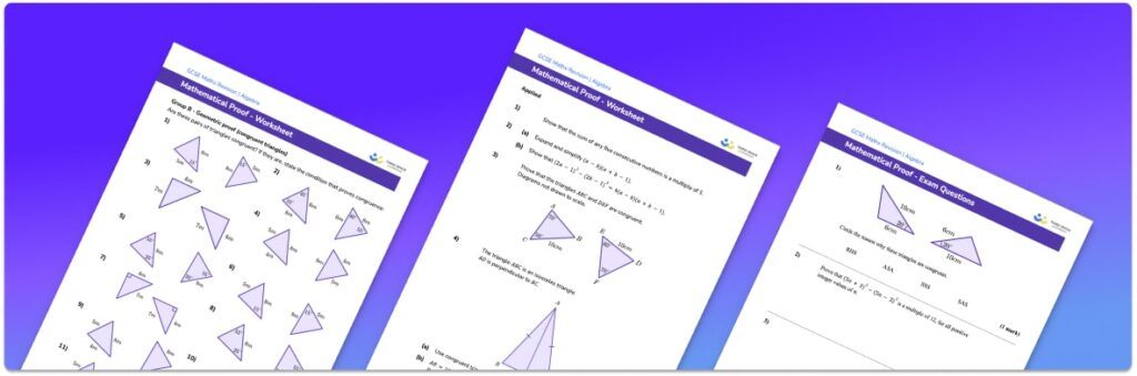 Mathematical Proof - GCSE Maths - Steps, Examples & Worksheet