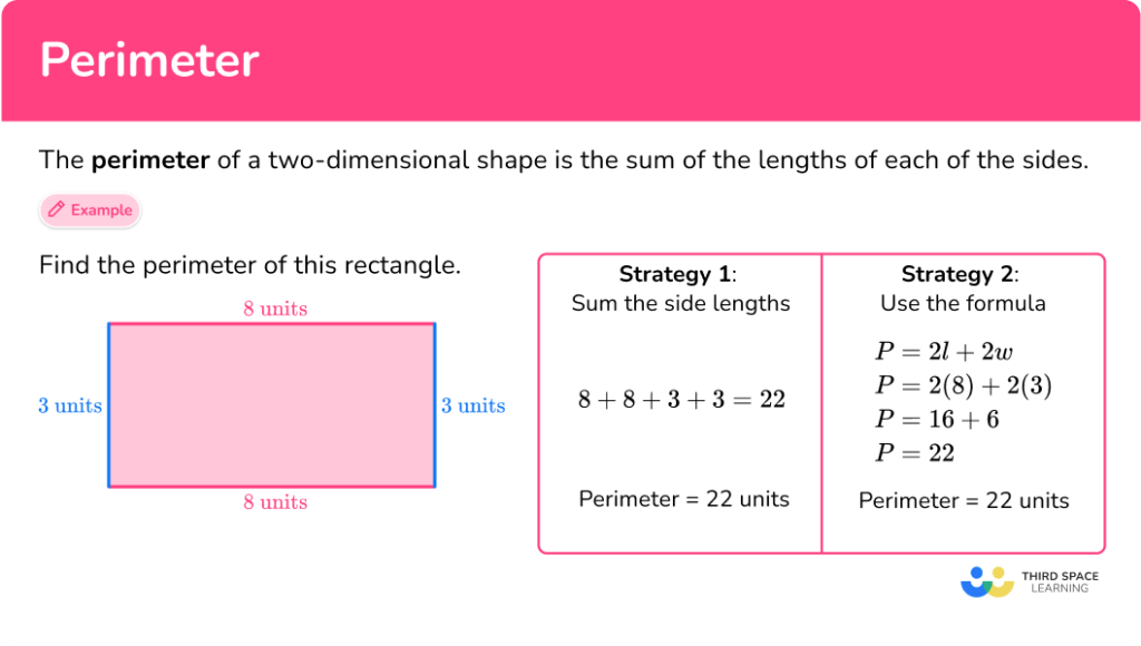 Perimeter - Math Steps, Examples & Questions