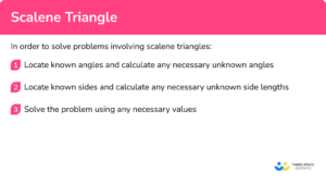 Scalene Triangle - GCSE Maths - Steps, Examples & Worksheet