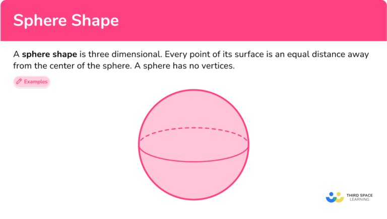 Sphere Shape - Math Steps, Examples & Questions
