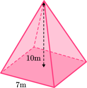 Square Pyramid - Math Steps, Examples & Questions