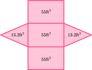 Surface Area of a Prism - Math Steps, Examples & Questions