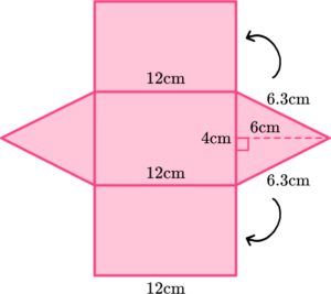 Surface Area of a Prism - Math Steps, Examples & Questions