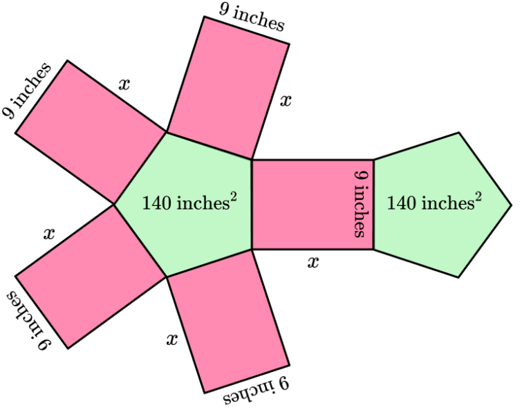 Surface Area of a Prism - Math Steps, Examples & Questions