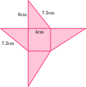 Surface Area of a Pyramid - Math Steps, Examples & Questions