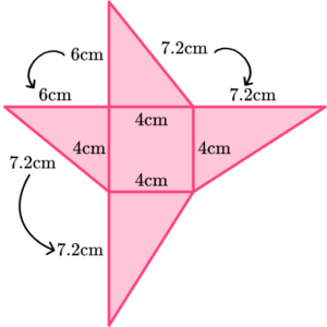 Surface Area of a Pyramid - Math Steps, Examples & Questions