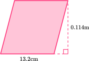 Area of a Rhombus - Math Steps, Examples & Questions