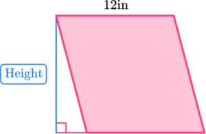 Area of a Rhombus - Math Steps, Examples & Questions