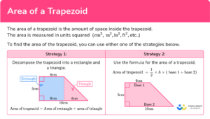 Area of a Trapezoid - Math Steps, Examples & Questions