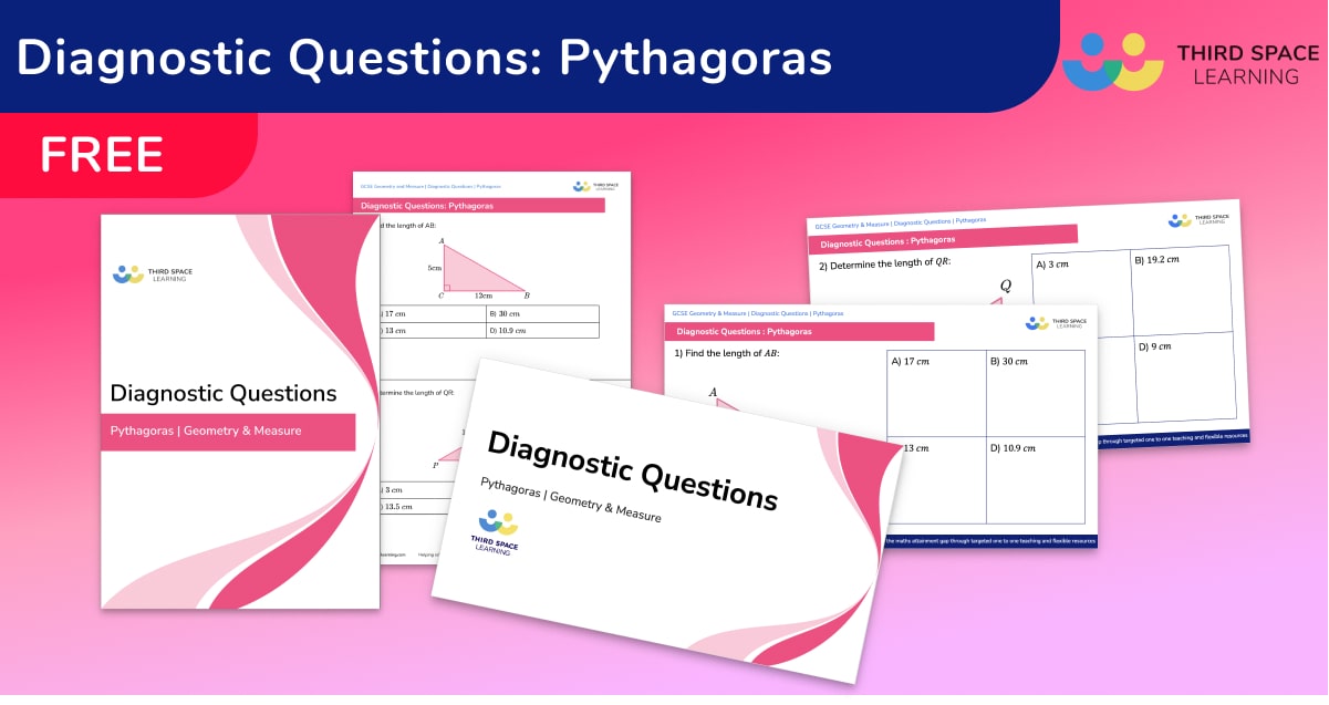 [free] Gcse Pythagoras Diagnostic Questions Third Space Learning
