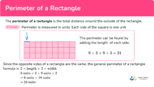Perimeter of a Rectangle - Math Steps, Examples & Questions