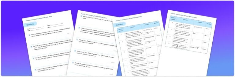 24 Ratio Word Problems for Grades 5-7