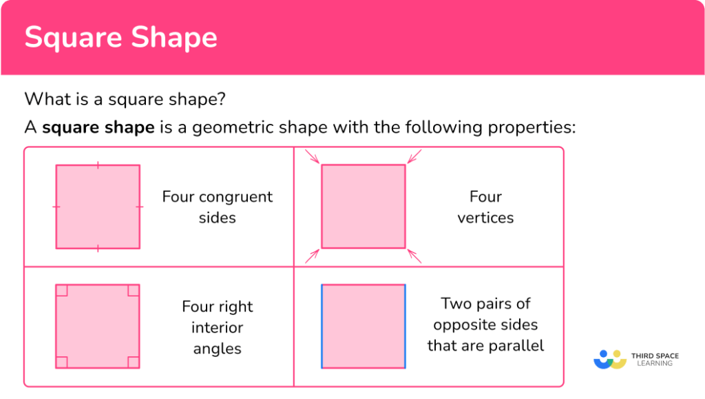 Square Shape - Properties, Steps, Examples & Questions