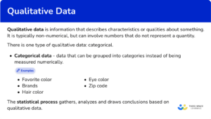 Qualitative Data - Math Steps, Examples & Questions