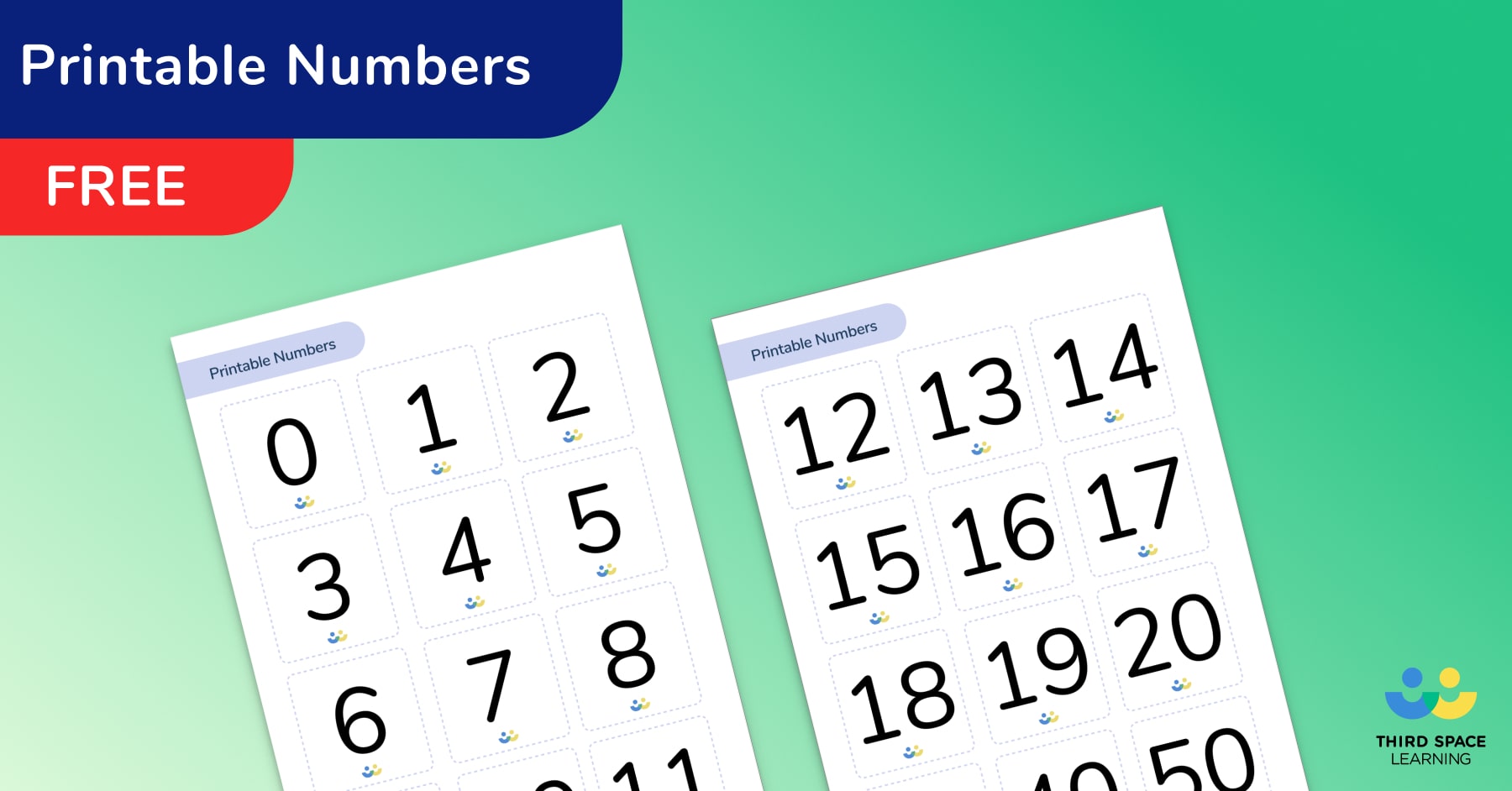 [FREE] Printable Numbers - Third Space Learning