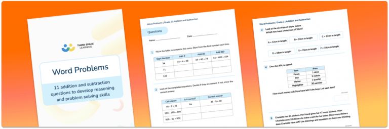 Word Problems For 2nd Grade To Improve Problem Solving Skills