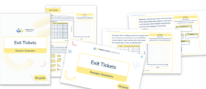 Exit Tickets - Third Space Learning