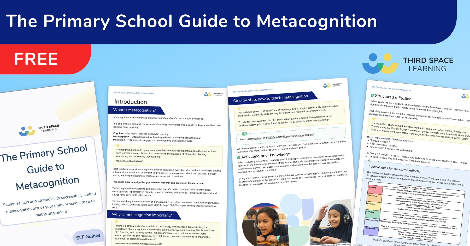 [FREE] Primary School Guide to Metacognition