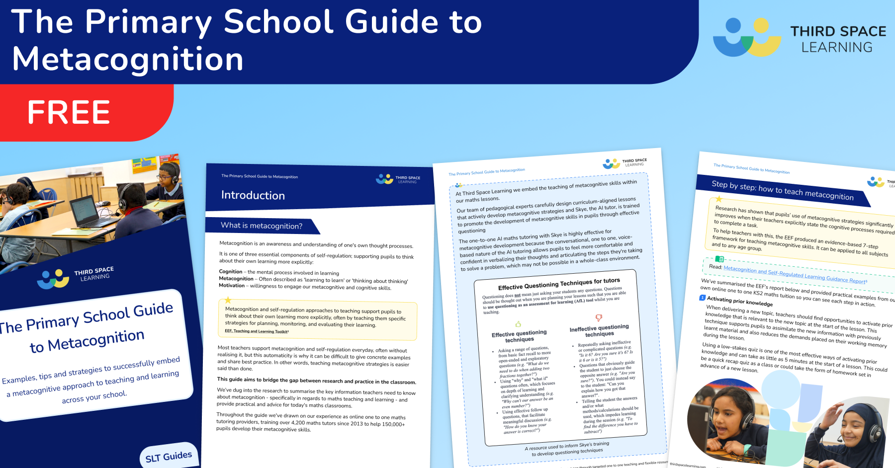 [FREE] Primary School Guide to Metacognition