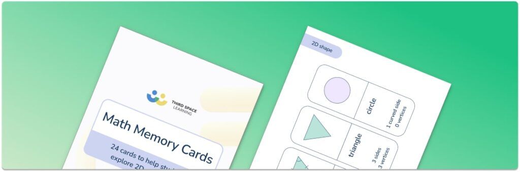[FREE] Math Memory Cards 2D Shapes - Third Space Learning