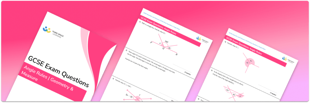 Angles Rules Exam Questions - GCSE Maths [FREE]