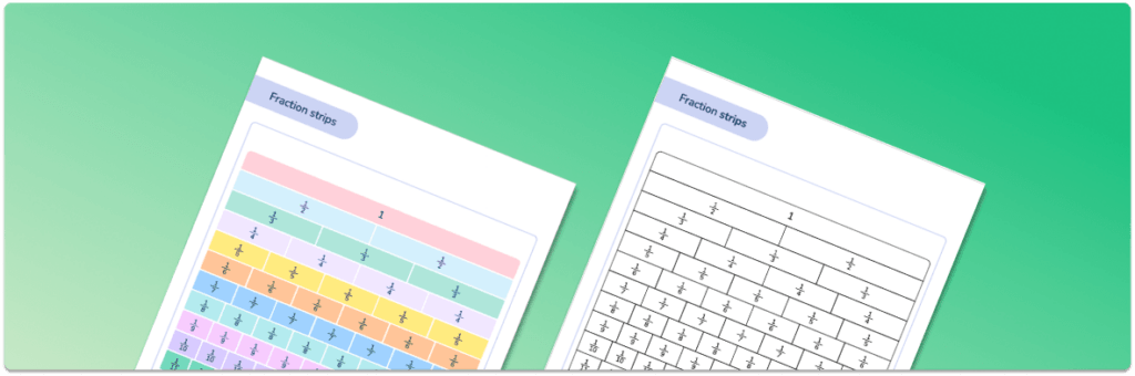 [FREE] Fractions Strips