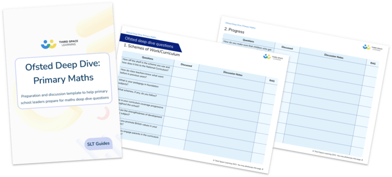Ofsted Deep Dive: Primary Maths