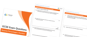 Reverse Percentages Worksheet - GCSE Maths [FREE] - Third Space Learning