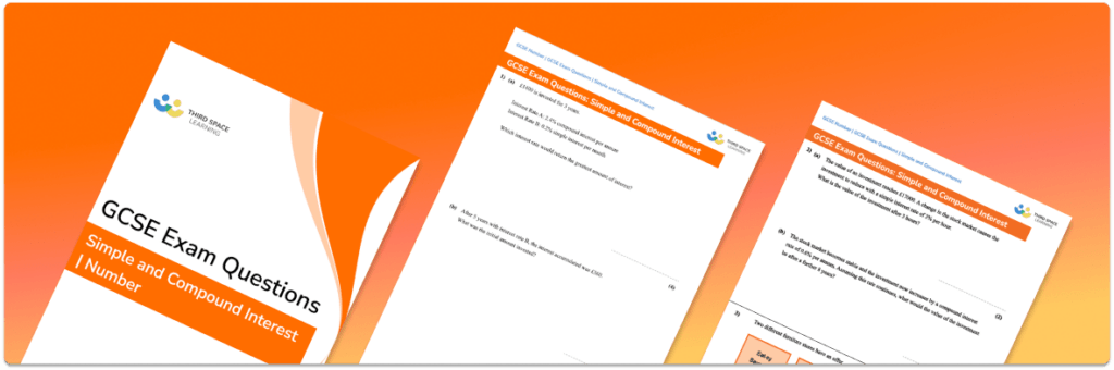 Simple And Compound Interest Exam Questions - GCSE Maths [FREE]