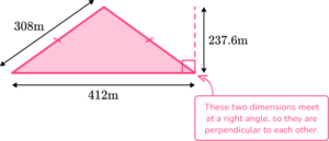 Area of Obtuse Triangle - Math Steps, Examples & Questions