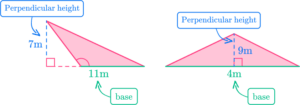Area of Obtuse Triangle - Math Steps, Examples & Questions