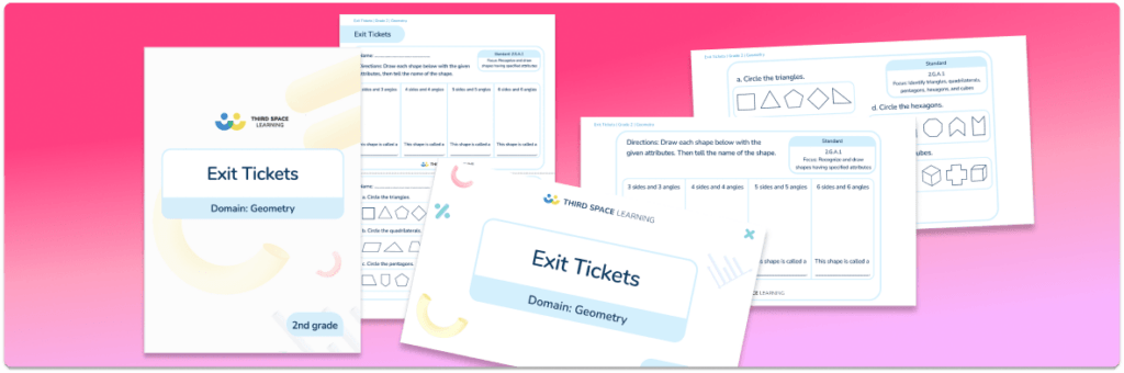 [FREE] Exit Tickets Grade 2 - Geometry