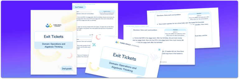 [FREE] Exit Tickets Grade 2 - Operations and Algebraic Thinking