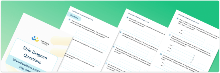 [FREE] Strip Diagram Questions