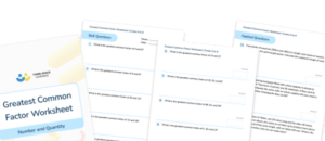 Greatest Common Factor - Math Steps, Examples & Questions