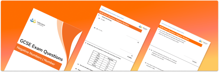 Negative Numbers Exam Questions - GCSE Maths [FREE]