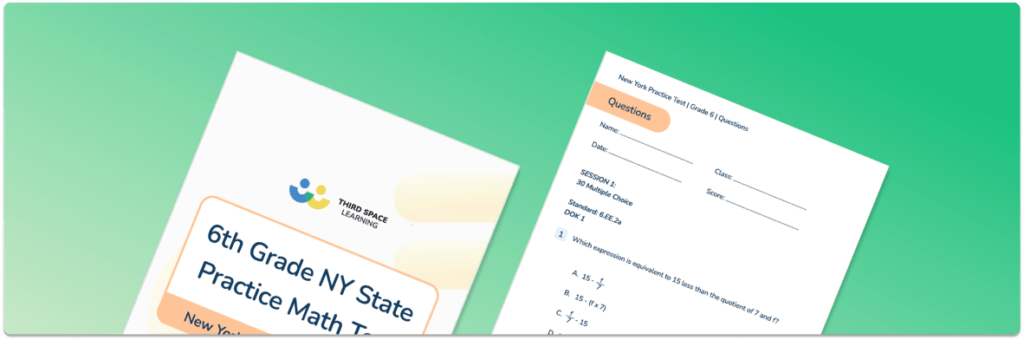 [FREE] New York Practice Test Grade 6