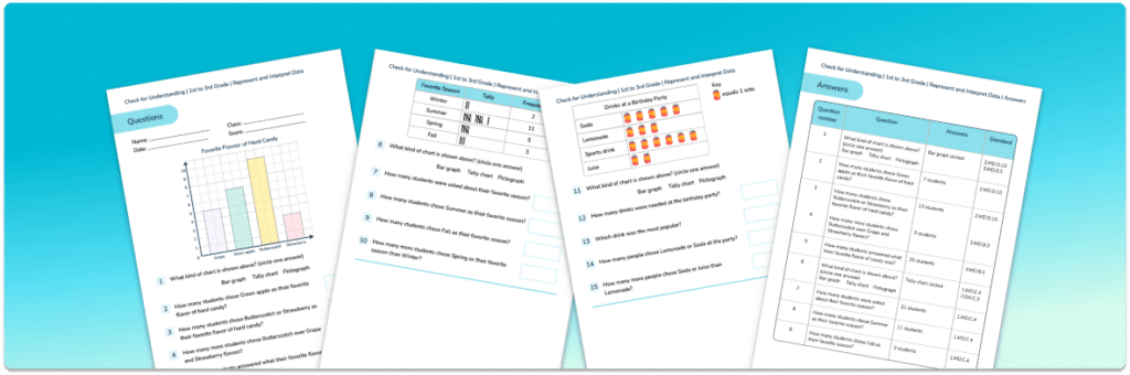 [FREE] Represent and Interpret Data Check for Understanding