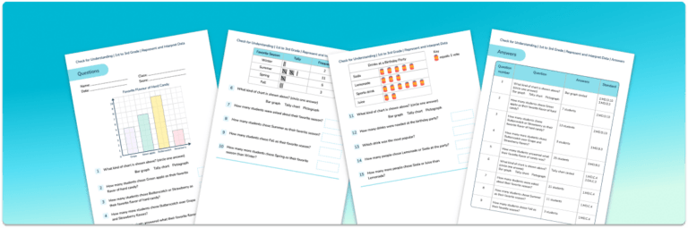 [FREE] Represent and Interpret Data Check for Understanding