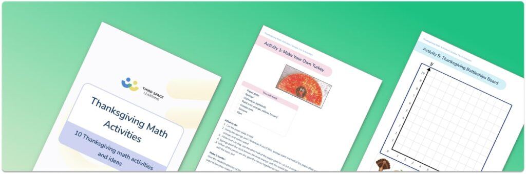 [FREE] Thanksgiving Math Activities