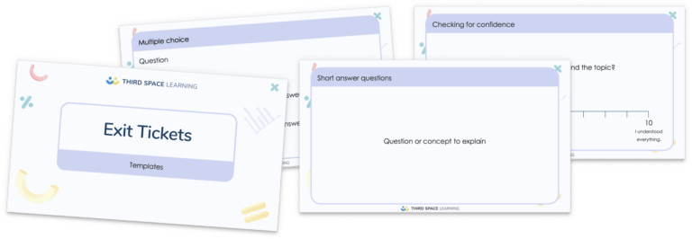 How To Use Exit Tickets As Assessment For Learning [Free Template]