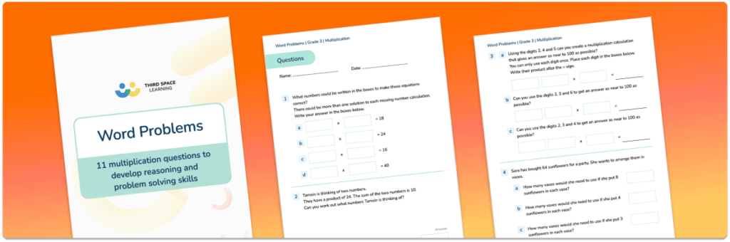[FREE] Word Problems Grade 3 Multiplication